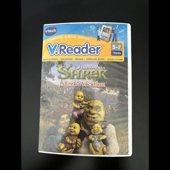 Toys | Vtech Vreader Shreks Vacation Dreamworks Shrek Ereading System ...